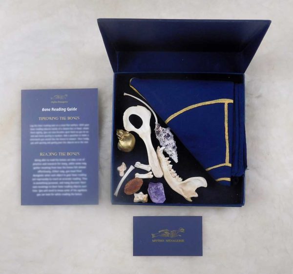 Mytho Menagerie Bone Reading Starter Kit – Bones, Shells, and Curios